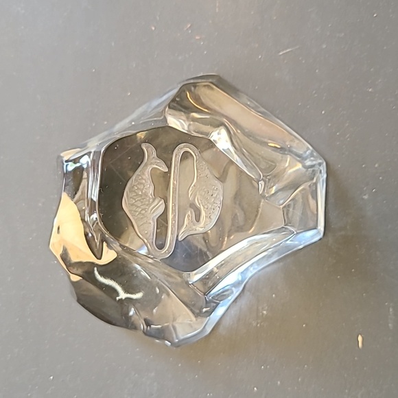 Val St. Lambert | Accents | Vintage Signed Val St Lambert Pisces ...